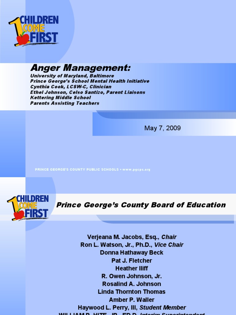 Anger Management For Staff Revised | PDF | Anger | Relaxation (Psychology)