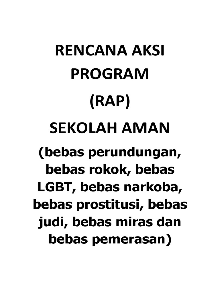 Rencana Aksi Program | PDF | Ilmu Sosial