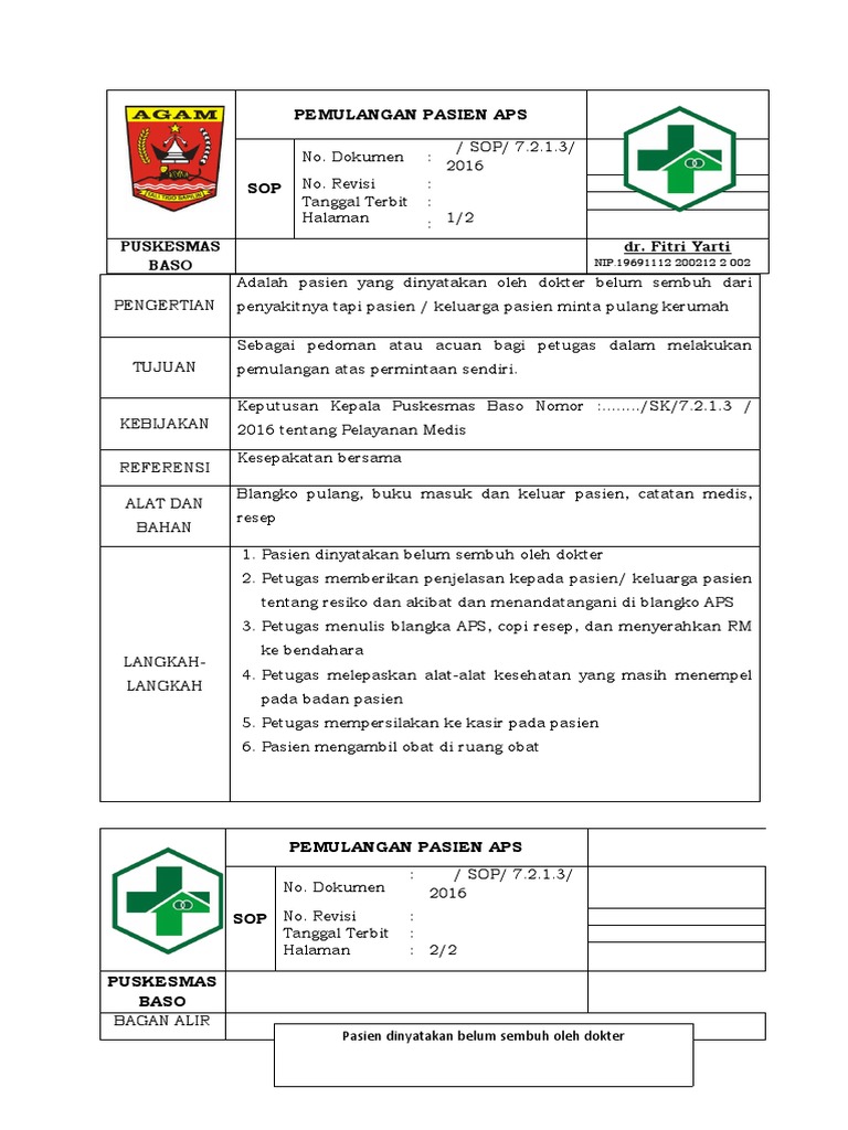 Spo Pemulangan Pelanggan Aps | PDF