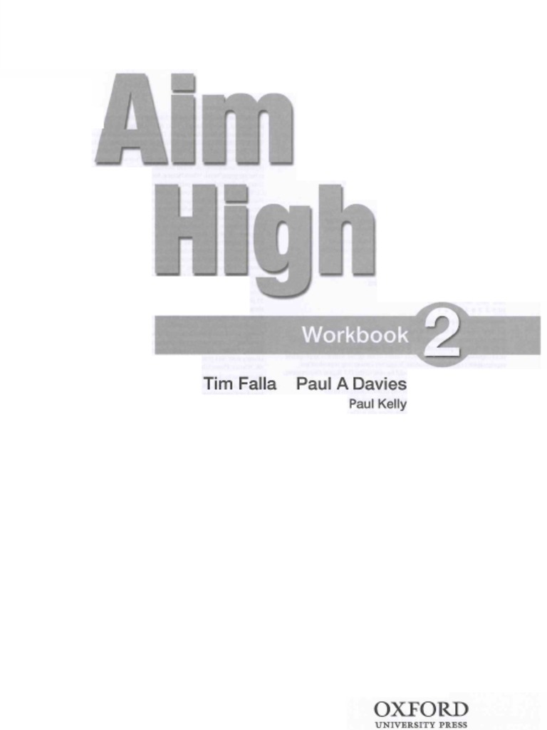 Oxford - Aim High 2 Workbook | PDF