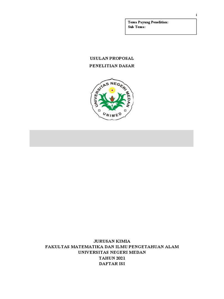Proposal Pengajuan Dana Penelitian | PDF