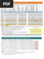 IUJ Bus Transportation Schedule | PDF | Bus | Bus Transport
