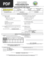 Form 6 Application For Leave | PDF | Leave Of Absence | Sick Leave