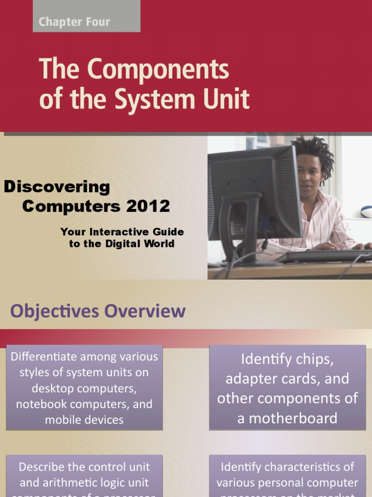 The Component of System Unit | PDF | Central Processing Unit | Computer Memory