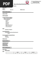 Physical Therapy Patient Pelvic Floor Assessment Form | PDF | Urinary ...