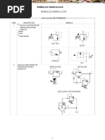 Símbolos Esquemáticos Hidráulicos Según DIN ISO 1219. | PDF | Bomba | Presión