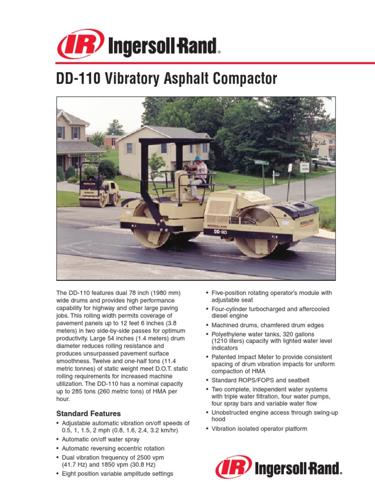 DD 110 Especificaciones | PDF | Steering | Electric Motor