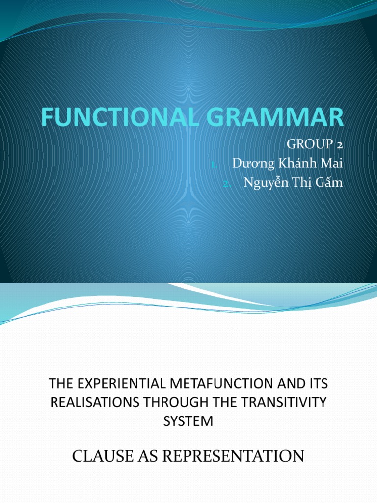 Functional Grammar | PDF | Human Communication | Cognition