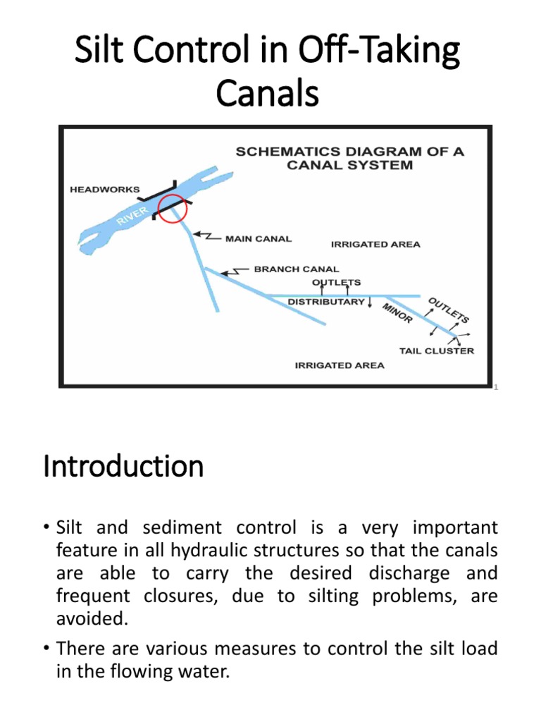 Canal Silt Control Strategies | PDF | River | Canal