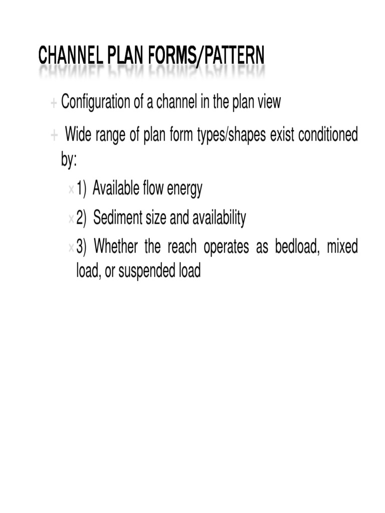 3.earthen Channel Design (Compatibility Mode) | PDF | River | Geomorphology