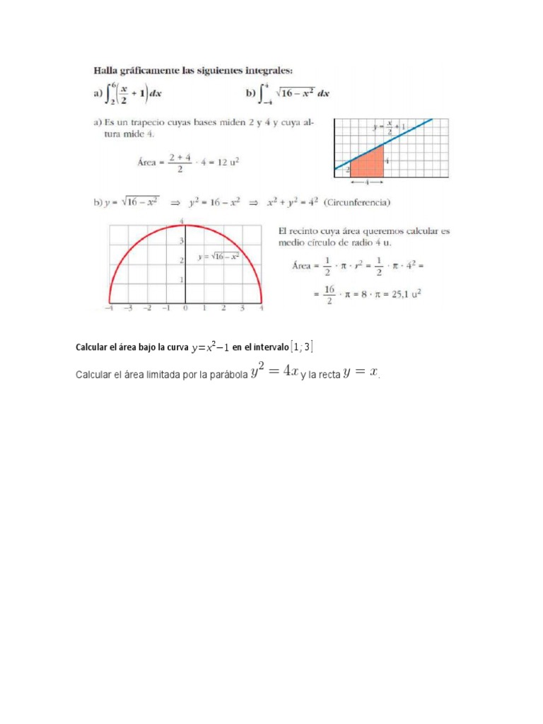 Problemas de Integrales | PDF