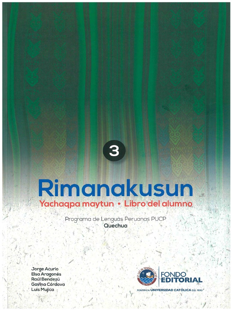 Rimanakusun Libro3 | PDF | Andes | Lima