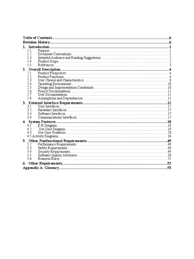 Srs Document For Hotel Management System | PDF | Use Case | Point Of Sale