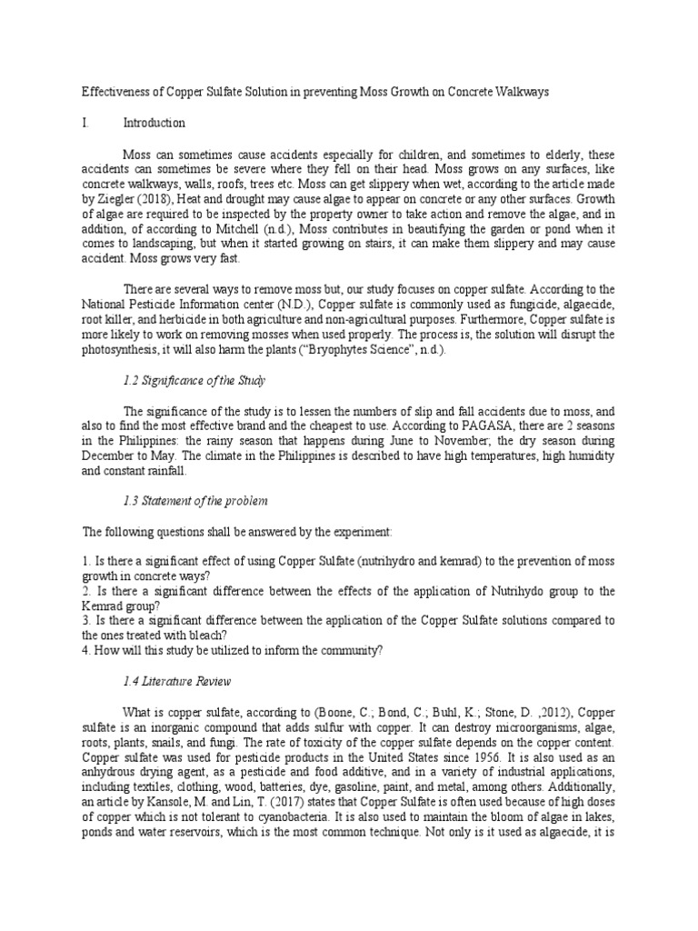 IMRAD Capstone 4 | PDF | Bleach | Experiment