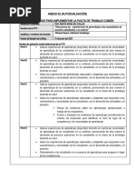 Modelo Pauta Trabajo Comun | PDF | Evaluación | Aprendizaje