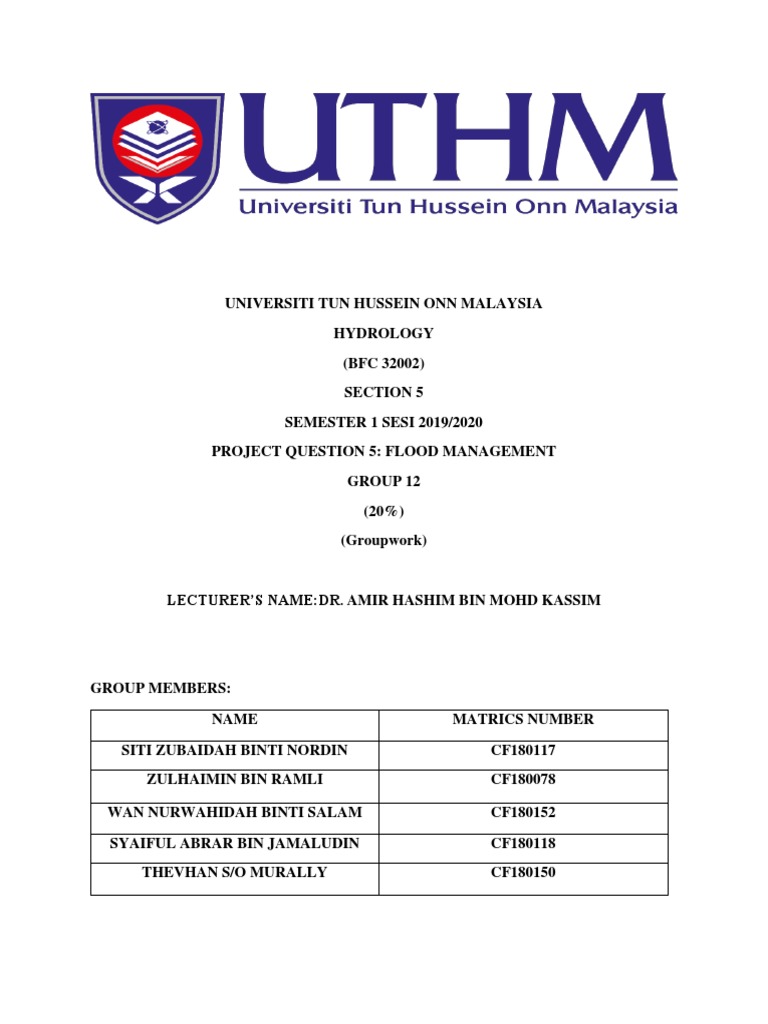 Hydrology Project Report | PDF | Flood | Stormwater