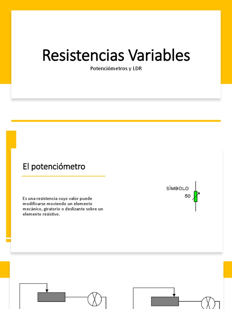 Resistencias Variables | PDF