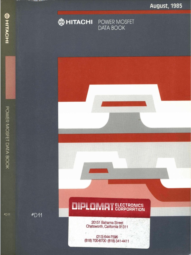 1985 D11 Hitachi Power MOSFET Data Book | PDF | Field Effect Transistor ...