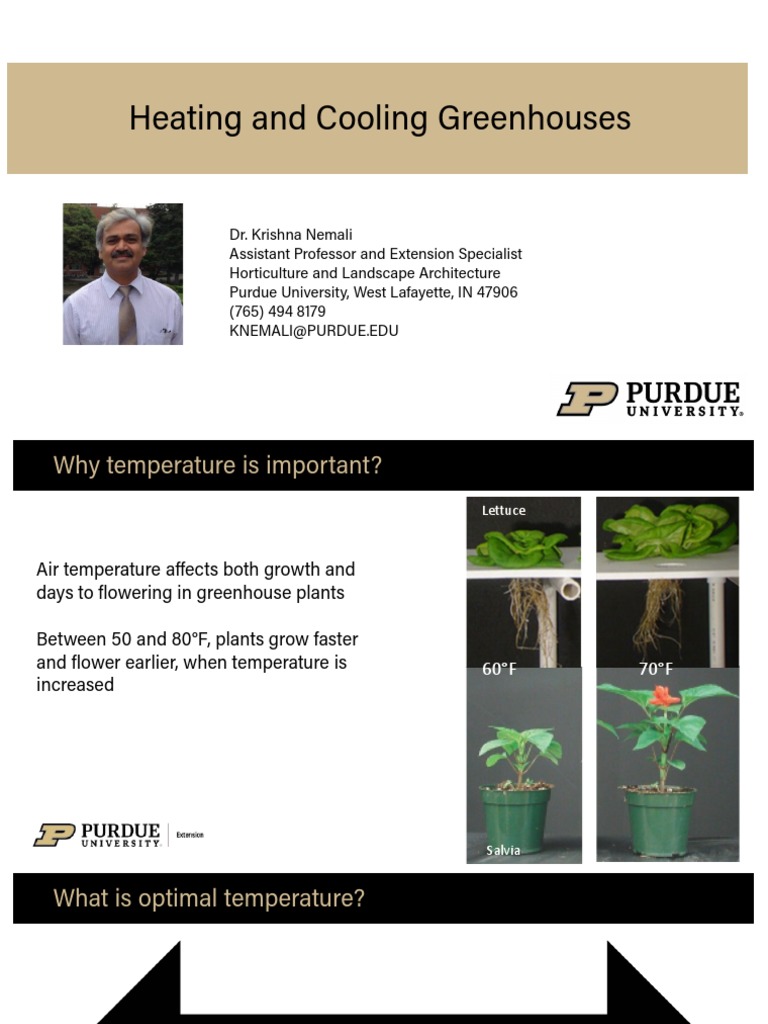 Heating and Cooling in Greenhouses 1 | PDF | Greenhouse | Heat Transfer