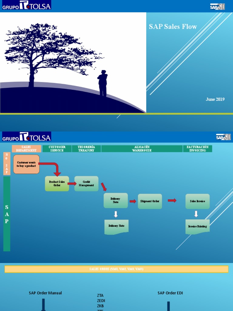 An Overview of the SAP Sales Flow Process | PDF | Sales | Invoice