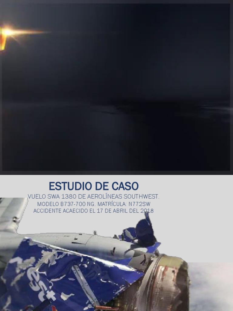 Análisis del Accidente SWA 1380 | PDF | Avión | Boeing