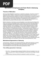 Report Samsung HR Practices | PDF | Human Resource Management | Employment