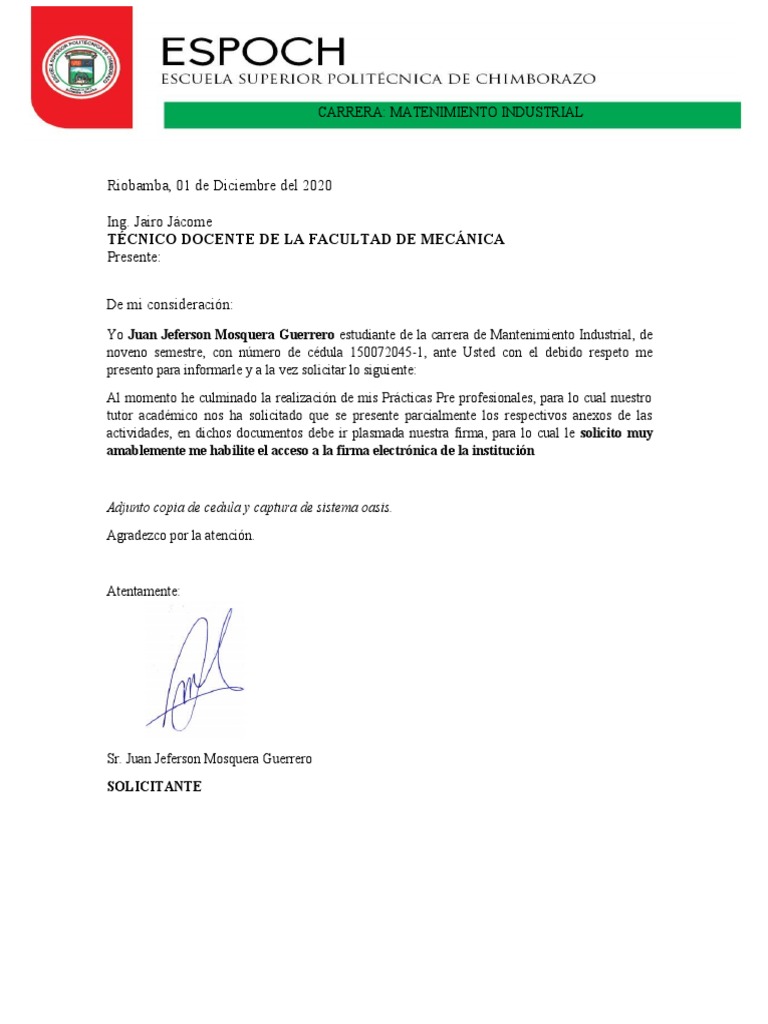 Solicitud Firma Electronica | PDF