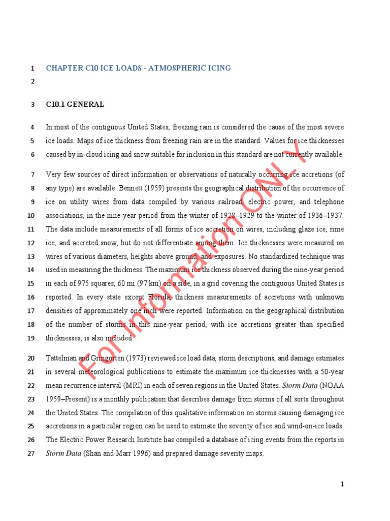 Ice Loads from Atmospheric Icing | PDF | Frost | Ice