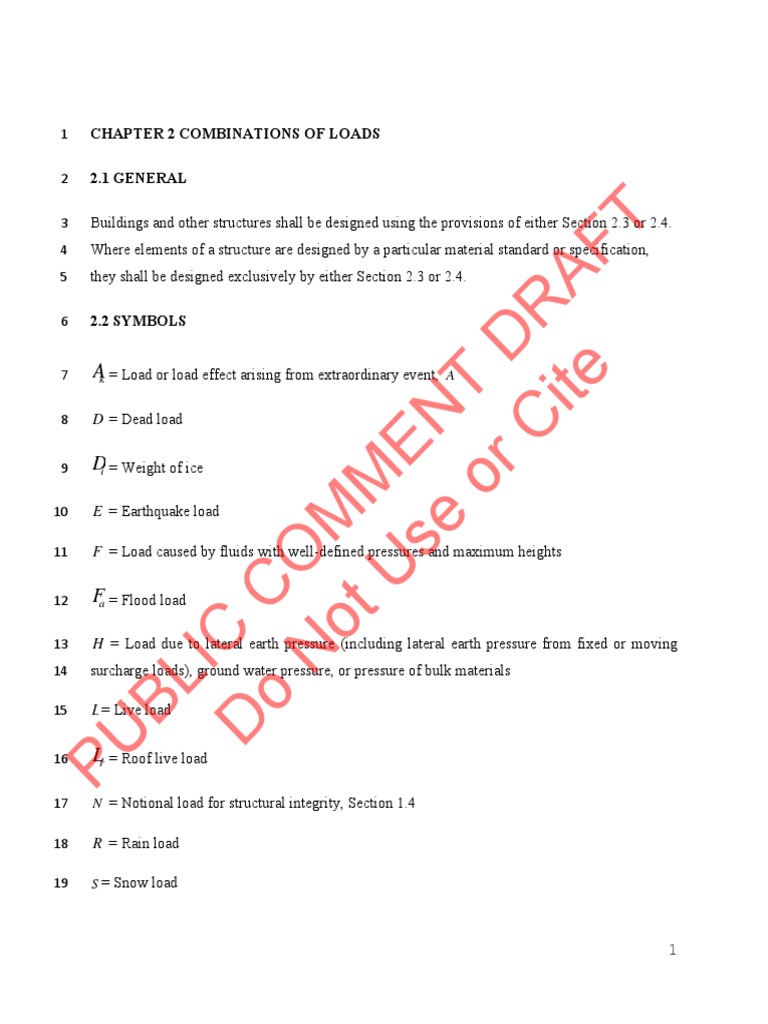 Asce 7-22 CH 02 - For PC | PDF | Structural Load | Moment Magnitude Scale