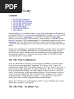 Cold War Arms and Space Race Overview | PDF | Intercontinental ...
