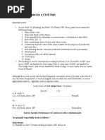 Written Statement Format for Court | PDF | Lawsuit | Civil Law (Common Law)
