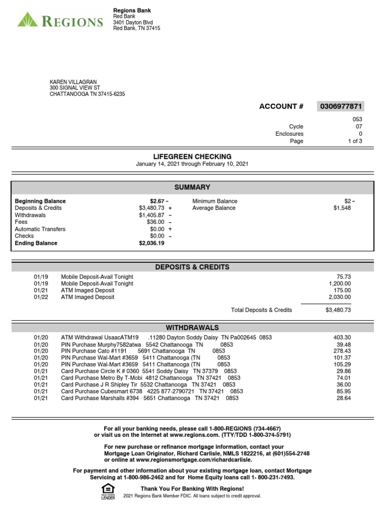 Account # 0306977871: Lifegreen Checking | Download Free PDF | Forgery | Cheque