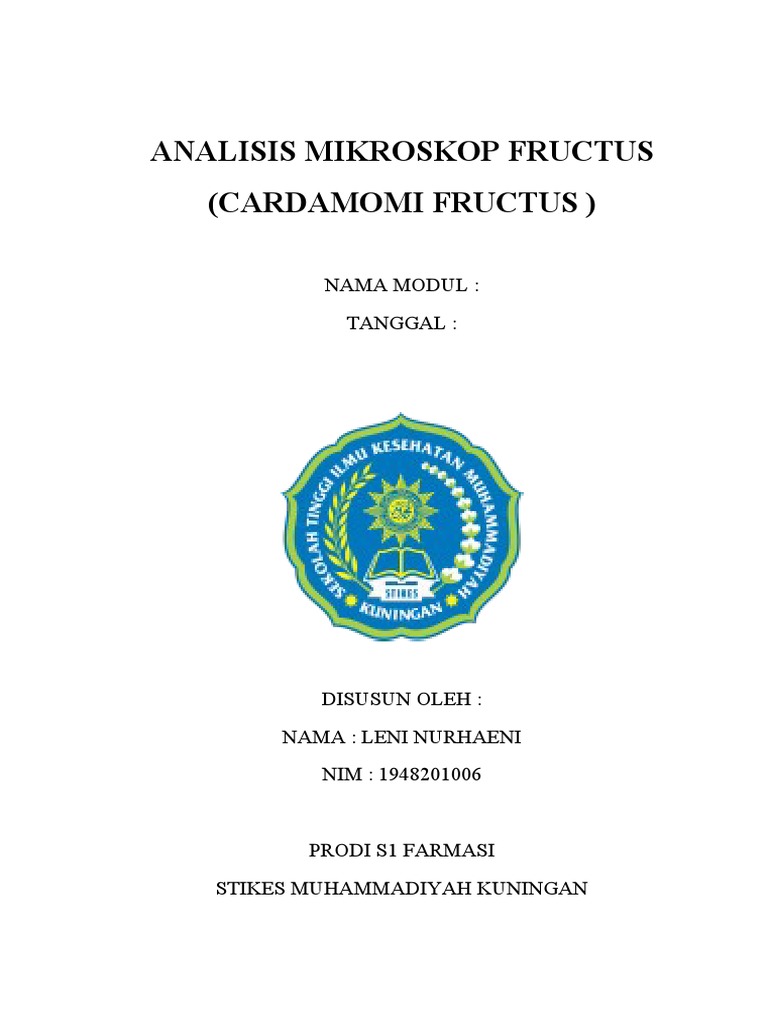Analisis Mikroskop Amomi Fructus | PDF