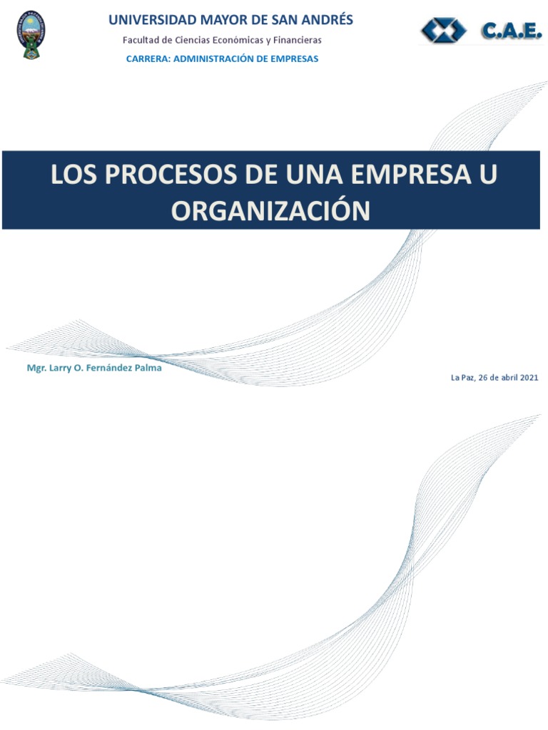Los Procesos Clave De Una Empresa Pdf Procesos De Negocio Empresas