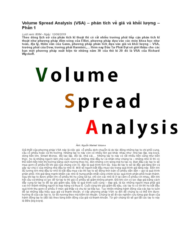 Volume Spread Analysis | PDF