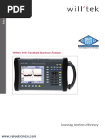 Spectrum Analyzer | PDF | Frequency Modulation | Computer Engineering