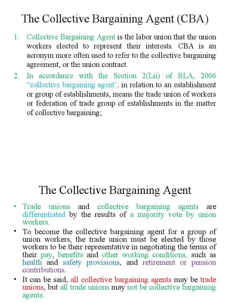 2.0 Election Process of CBA | PDF | Collective Bargaining | Collective ...