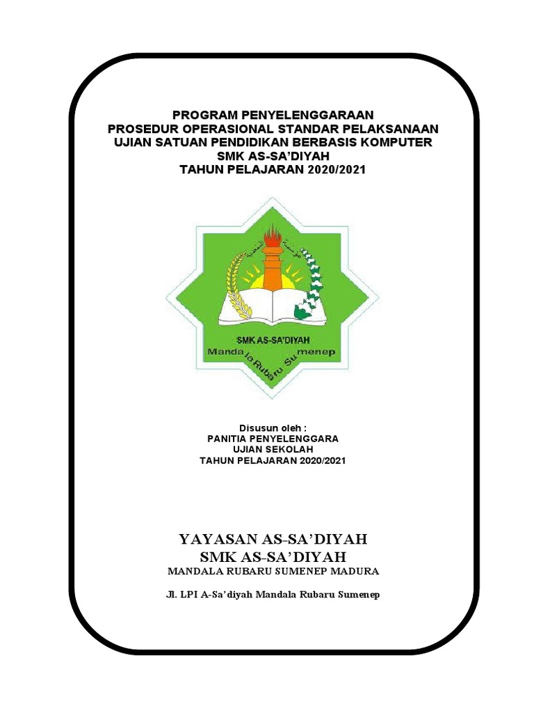 Pos Usp 2021 SMK | PDF