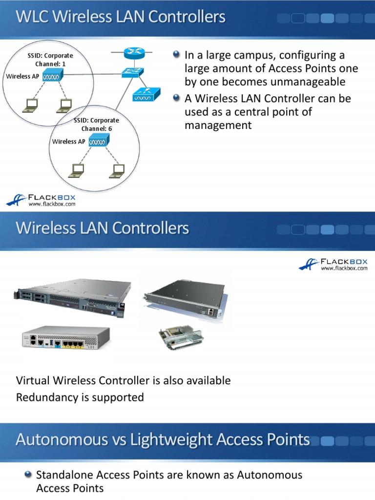 37-04 Wireless LAN Controllers and CAPWAP | PDF | Wireless Lan ...