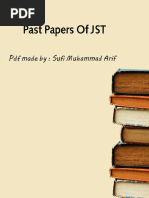 Sample Test Papers JST HST PST | PDF | Mass | Force