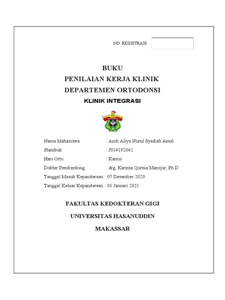Sampul Logbook Orto | PDF