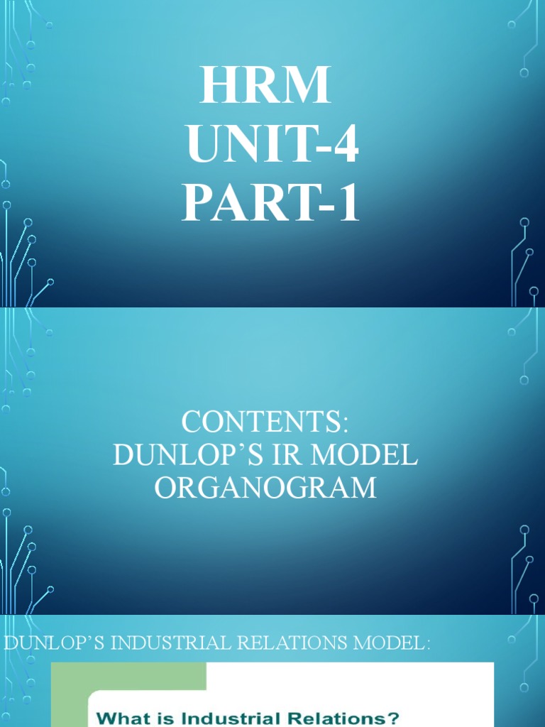 HRM Unit-4 Part-1 | PDF