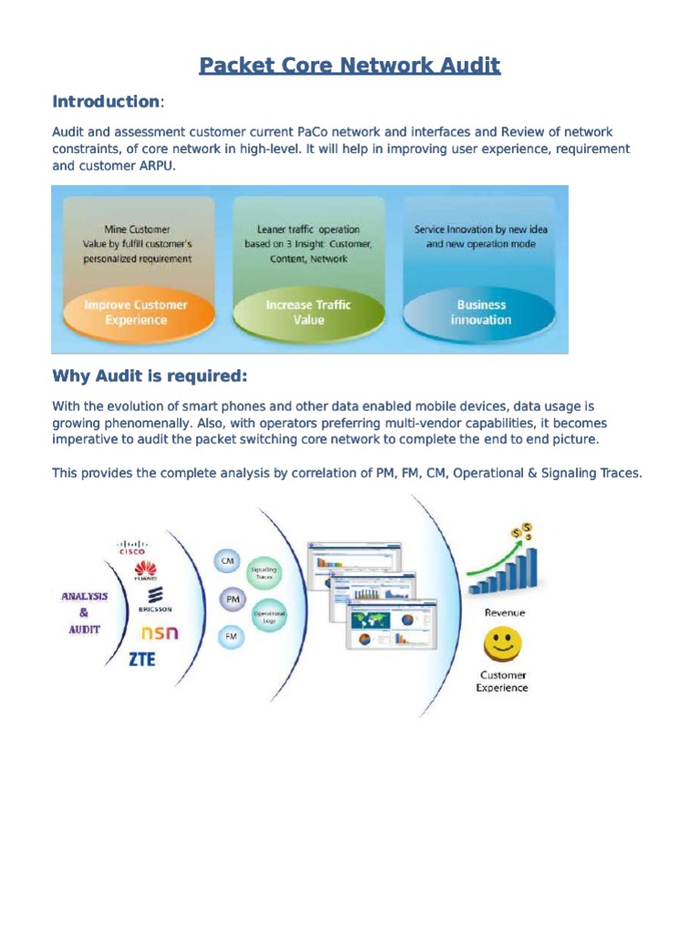Packet Core Network Audit Guide | PDF | Packet Switching | Internet ...