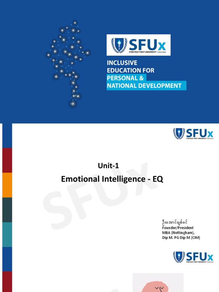 Unit-1 Emotional Intelligence - EQ | Download Free PDF | Self Awareness ...