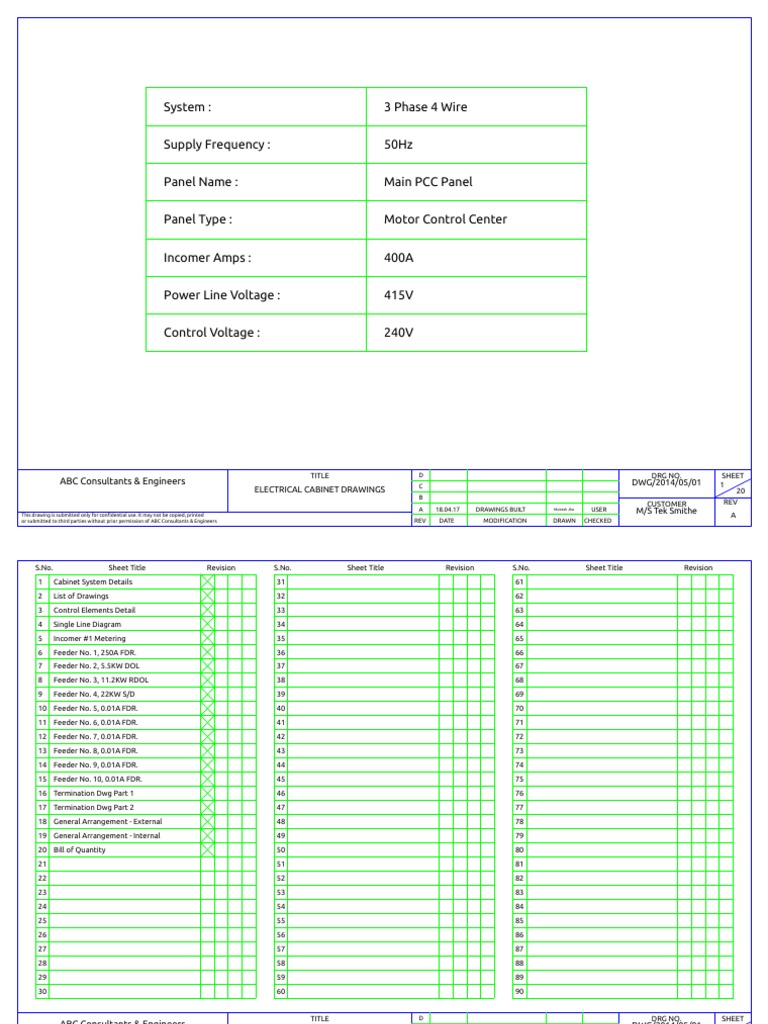 Sample Drawing | PDF | Mains Electricity | Switch