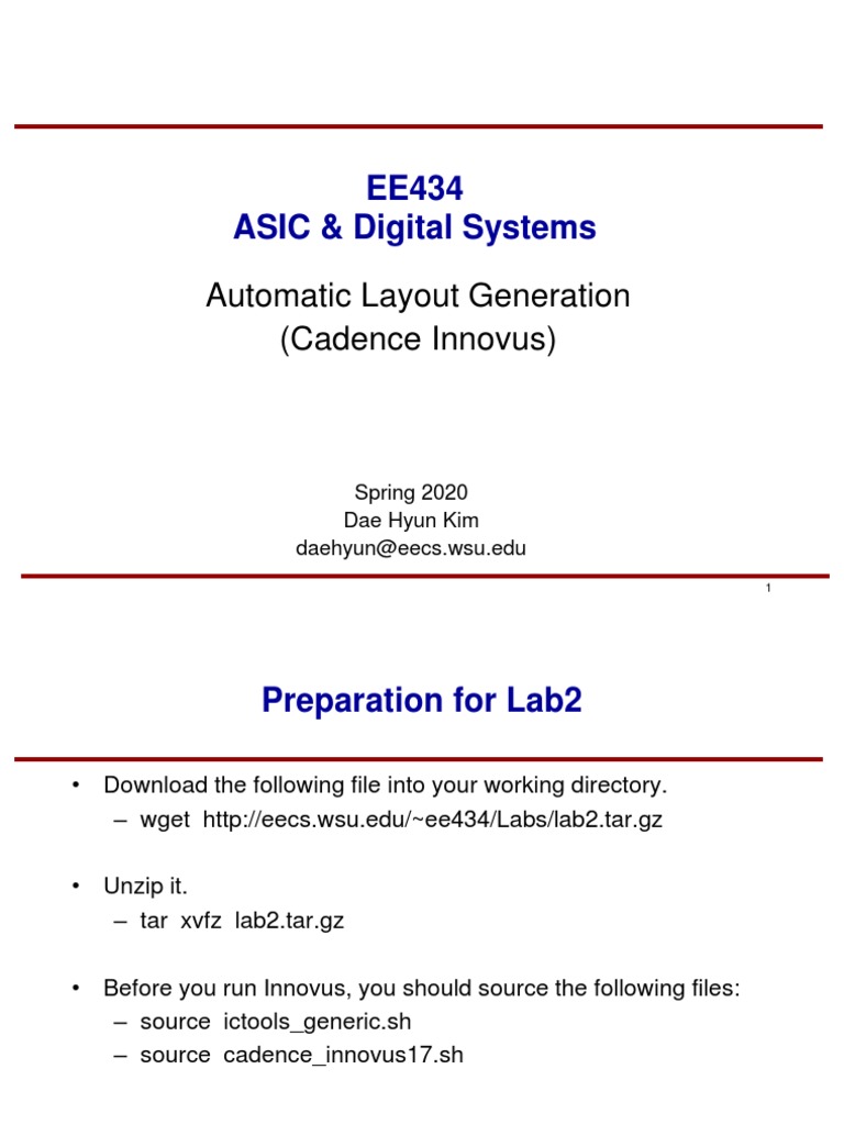 Tutorial Innovus | PDF | Computer Engineering | Computer Science