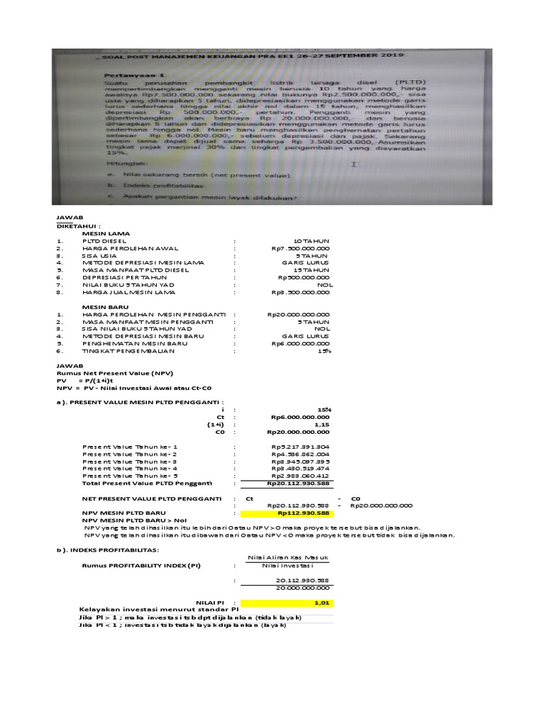 Soal EE1 Pak Jhon - 1 | PDF