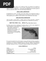 Partes de Un Revolver | PDF | Revólver | Cartucho (armas de fuego)