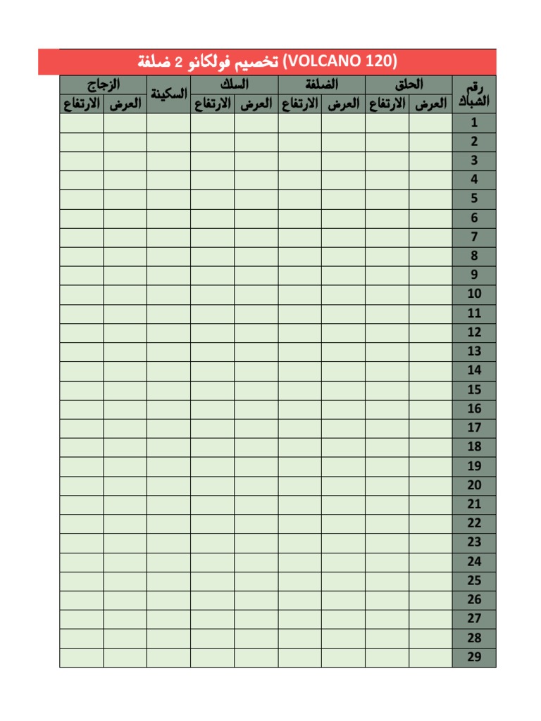 تخصيم فولكانو جرار | PDF