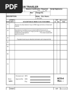 Safety Critical Manufacturing Traveler | PDF | Production And ...